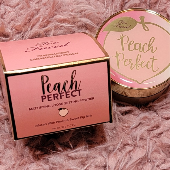 Too Faced | Makeup | Nwt Too Faced Peaches And Cream Mattifying Loose ...
